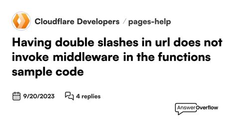having double slashes in url ` ` does not invoke middleware in the ` functions` sample code