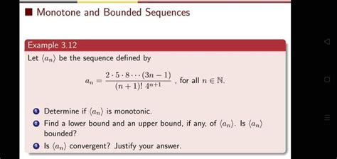 answered let an be the sequence defined by an… bartleby