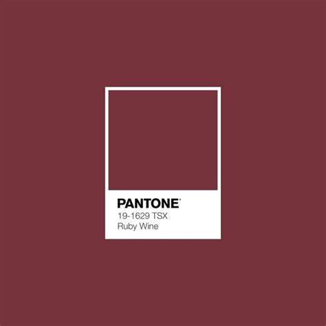 Pantone Ruby Wine Luxurydotcom Pantone Colour Palettes Pantone Red Pantone