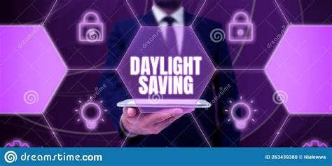Text Caption Presenting Daylight Saving Conceptual Photo Turning The Clock Ahead As Warmer
