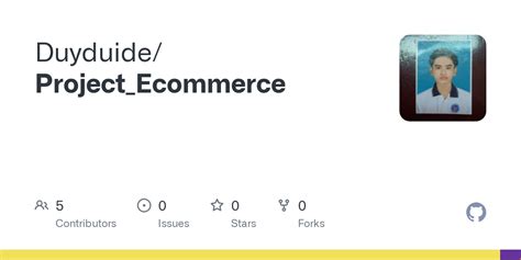 Github Duyduideprojectecommerce