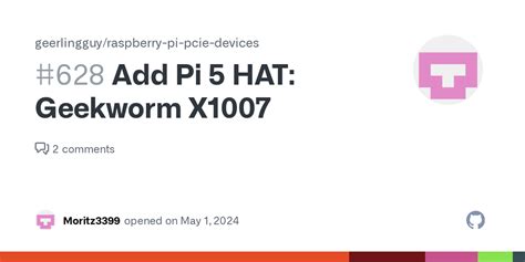 Add Pi 5 HAT Geekworm X1007 Issue 628 Geerlingguy Raspberry Pi