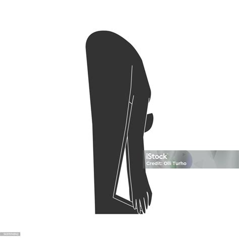 여성 캐릭터의 평평한 검은색 실루엣이 있는 벡터 격리된 그림 스포티한 여자는 요가 자세 파당구스타사나를 배운다 피트니스 운동