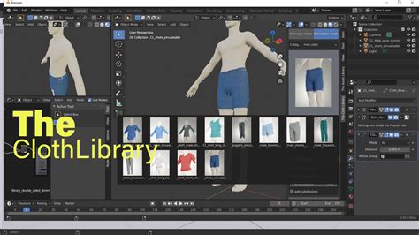 The Cloth Library Addon For Blender Version 4 Blender Market