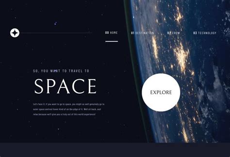 Frontend Mentor Space Tourism Website Made With Next Js And Framer Motion Coding Challenge