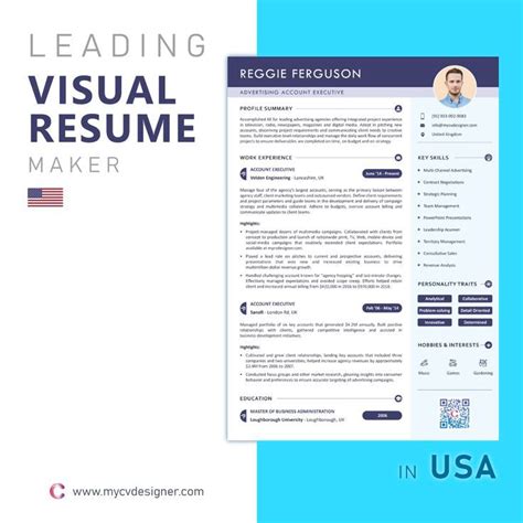 Visual Resume Examples Visual Resume Maker Visual Cv My Cv