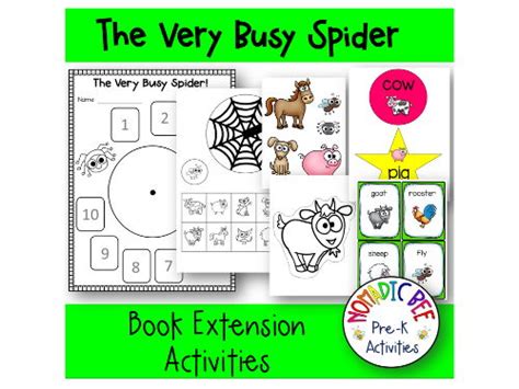 The Very Busy Spider Activities Teaching Resources