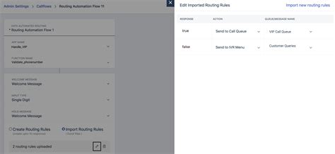 How To Configure Routing Automation Call Workflow Freshsales