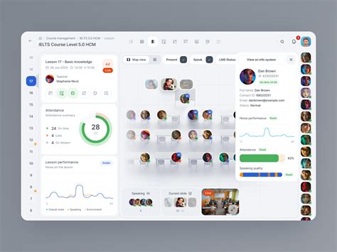 Teaching Lms Classroom Management Dashboard By Khoa Jak On Dribbble