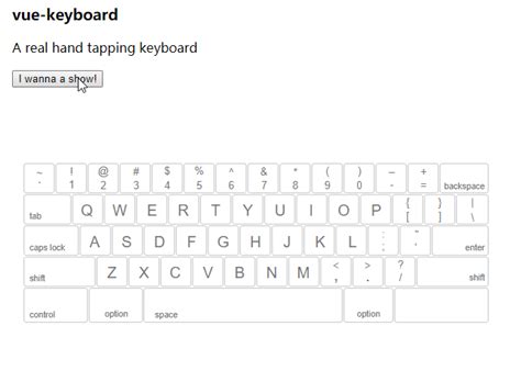vue hand keyboard npm