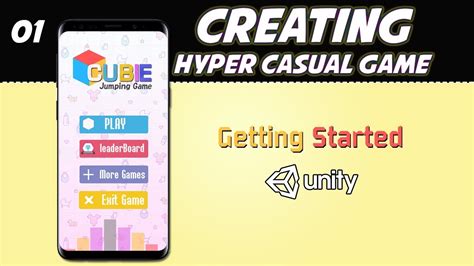unity 2d hyper casual game jumping cube 01 youtube