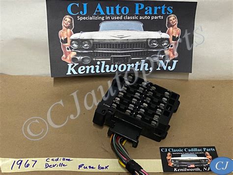 Oem 1967 Cadillac Deville Fleetwood Calais Under Dash Fuse Box Panel