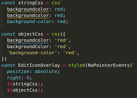 Possible To Lint Styles Outside Styled Component Definition · Issue 291 · Styled Components
