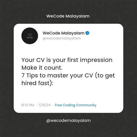 wecode community on linkedin resume resumetips resumewriting