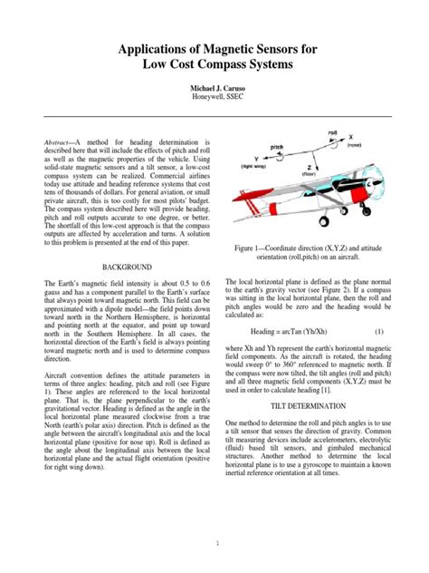 Applications Of Magnetic Sensors For Low Cost Compass Systems Pdf