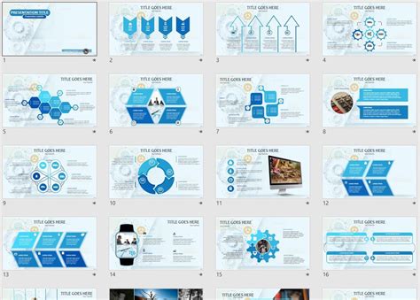 Clock Works Powerpoint 112950