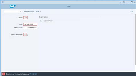 SAP GUI How To Change Language Troubleshooting