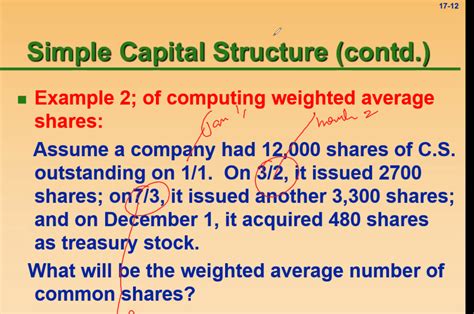 Simple Capital Structure Contd Example 2 Of StudyX