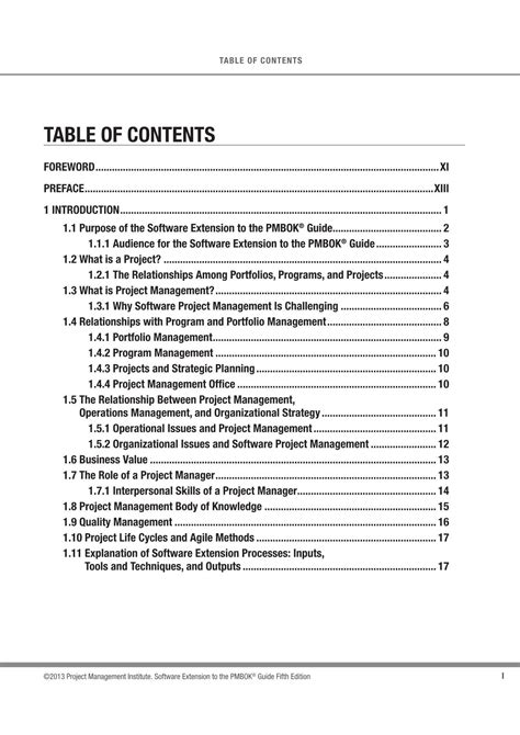 pmbok guide fifth edition software development branch cliamb li