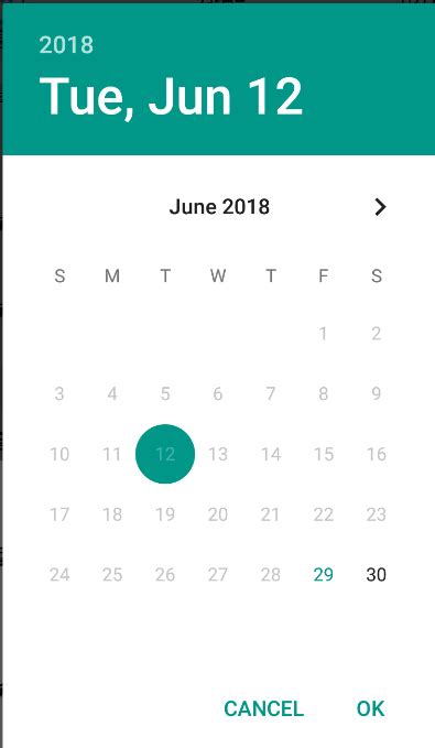 androidmode calendar mindate bug · issue 265 · xgfe react native