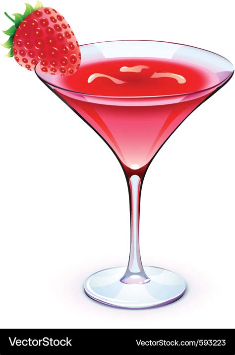 Cocktail Royalty Free Vector Image Vectorstock