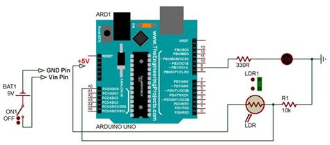 Photoresistor Arduino Uno Kuman Uno Arduino Ldr Arduino Ldr
