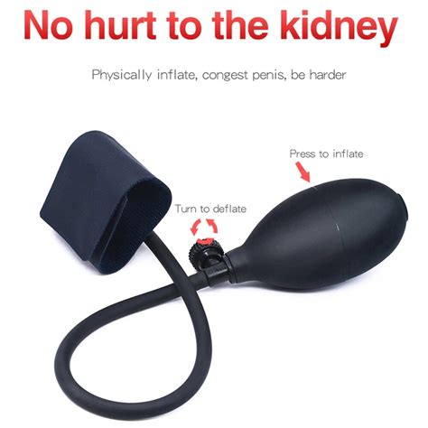 Male Inflatable Penis Extender Stretcher Sleeve Penis Pump Enhancer
