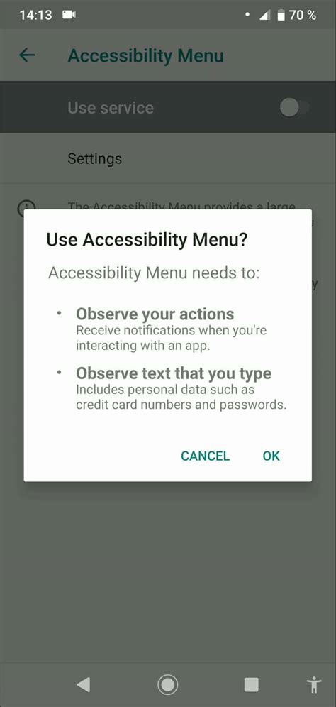 Accessibility Menu Android 9 Manual Techbone