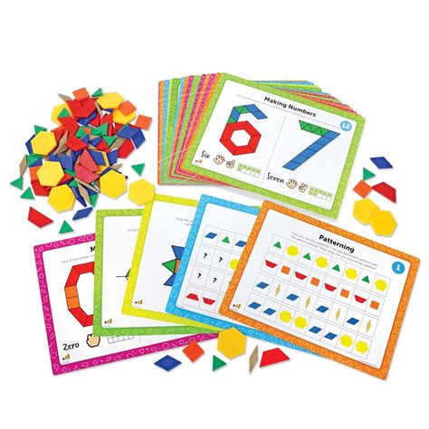 Pattern Block Math Activity Set By Learning Resources