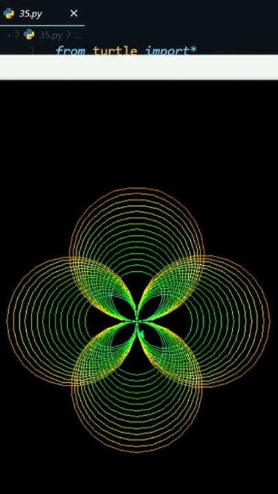Graphic Animation Part 35 Using Pythonturtle New Viralvideo Turtle Pythonlibrary Animation