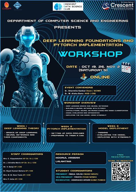 crescent data science club on linkedin deeplearning ai pytorch