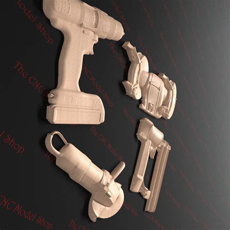 Relief STL Files For CNC Router Carving My Garage Tool Pack Etsy