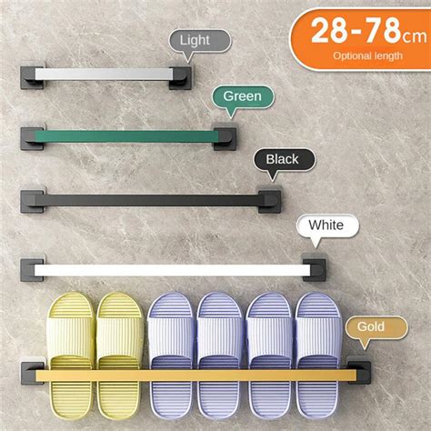 정리 저장 공간 절약 신발 걸이 샤워 선반 편리한 신발 걸이 선반 벽걸이 목욕 슬리퍼 랙 가정용 Aliexpress