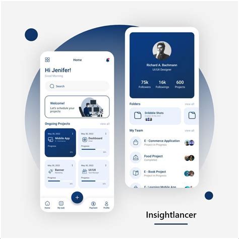 Project Management Mobile Application Ui Design Mobile App Design Inspiration Ux App Design