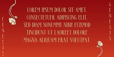 Genesis Font Free Download And Preview Deefont
