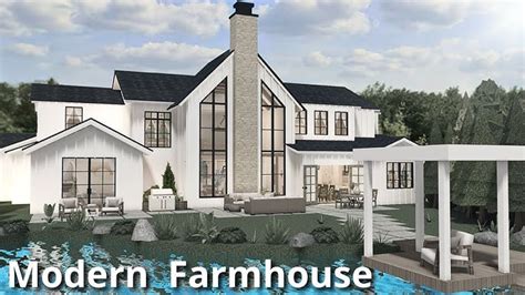 Roblox Welcome To Bloxburg Old Modern Farmhouse Tour Youtube