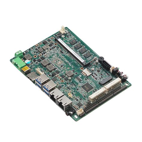 PC Motherboard U Lvds DDR GB HD Graphics Mini PC Barebone COM Edp SATA Dual LAN Ports Tpm