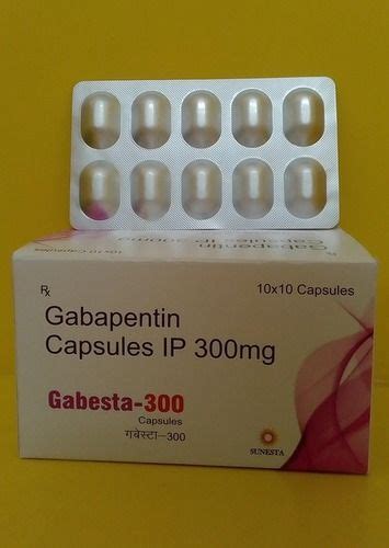 Gabapentin Capsules Ip 300 Mg At 2500 00 Inr In Hyderabad Sunesta Life Sciences