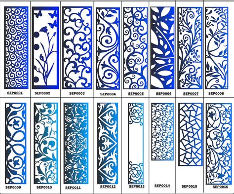 100 Simple Patterns Panel Templates Vector File Cnc File For Metal Laser Cutting File
