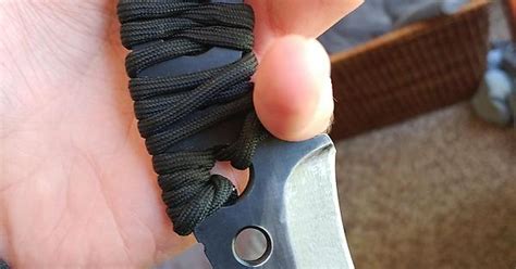 Custom Karambit Forged By A Friend And Wrapped In Paracord By Me