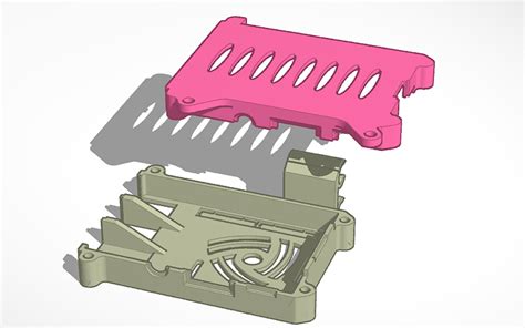 3d Design Raspberry Pi 3b Case Tinkercad