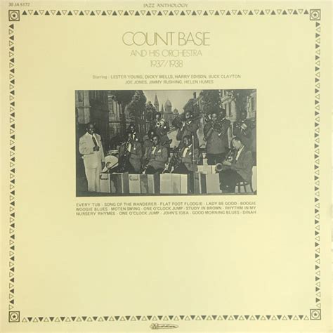 Count Basie And His Orchestra 1937 1938 Vinyl Lp Mono 1976 [r5926086] Discogs