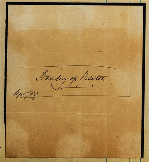 Lot Detail Lord Stanley Framed Signed 1889 Handwritten Note On