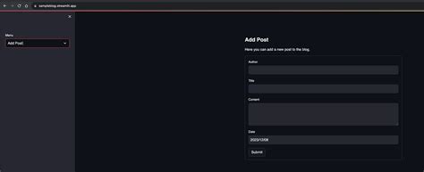 How To Create A Blog App With Python In Minutes Using Streamlit By A J S Raja Ravi Varman