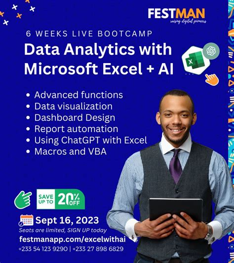 Join Data Analytics Bootcamp With Microsoft Excel And Ai Festman