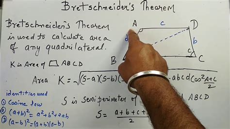 Bretschneider Theorem Formula How To Easily Derive The Bretschneider