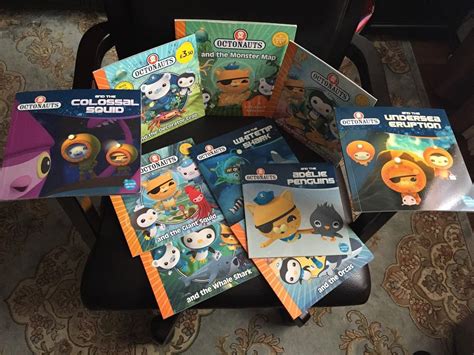 Octonauts Book Set Rays Crab Shark Squid Orcas Whitetip Undersea