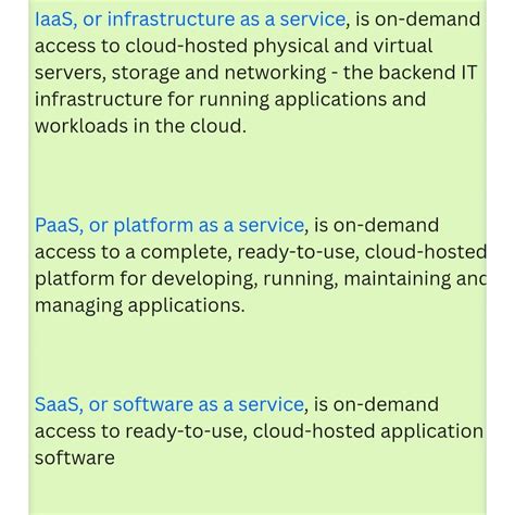 Manu Chauhan On Linkedin Different Cloud Services ☁️