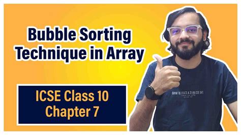 Bubble Sorting In Java Icse Class 10 Arth Vahaluwala Youtube