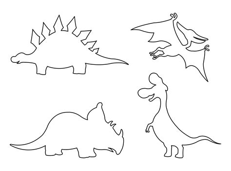 Free Printable Dinosaur Template Pdf